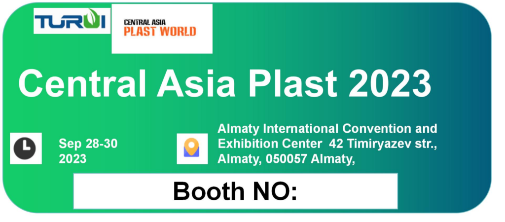 Welcome to our exhibition——Central Asia Plast 2023 | Plastic Extrusion ...